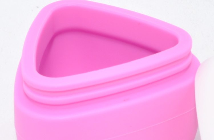 Small Triangle Travel Silicone Jar Easy-taking for Essential oils - Maypak